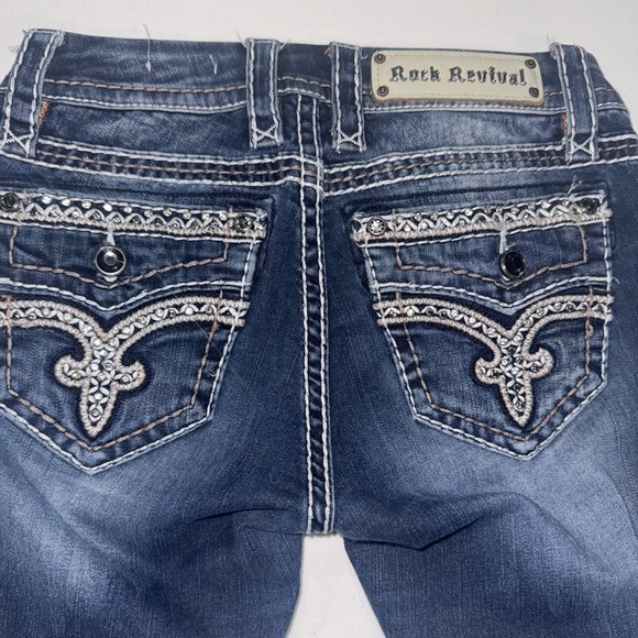 Rock Revival | Jeans | Rock Revival Womens 2632 Blue Sasha Skinny Jeans ...